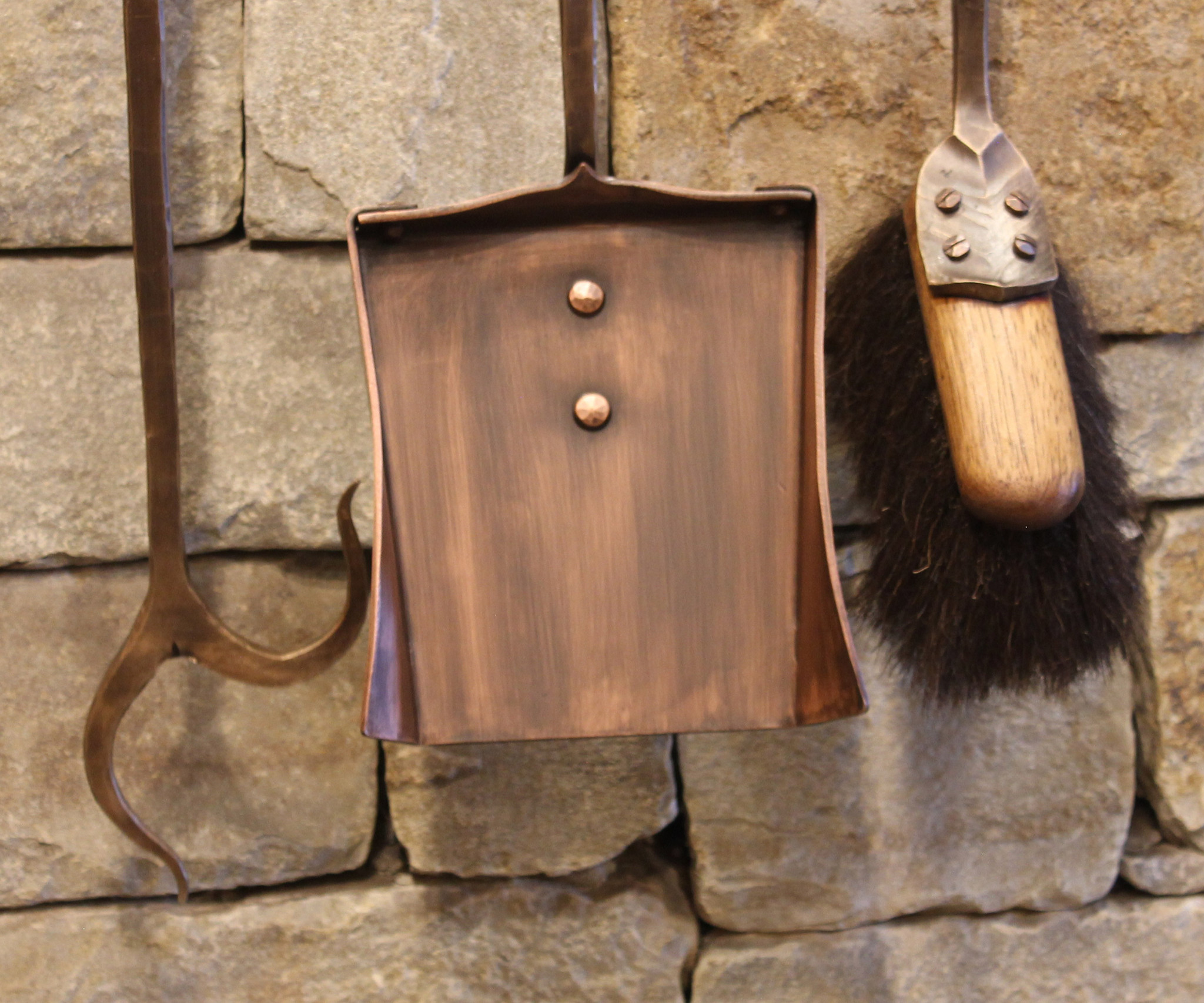 Bronze Fireplace Tools