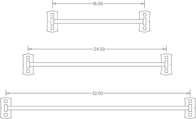 Hammered Round Towel Bar hammered-round-towel-bar