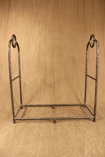 Wrought Iron Half Round Log Rack