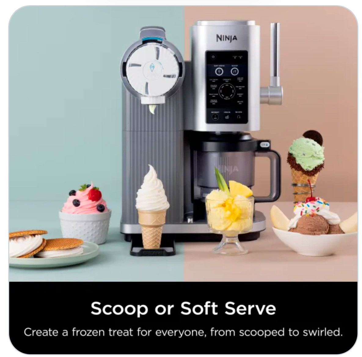 2025 - Ninja Swirl™ by CREAMi® Soft Serve & Ice Cream Machine Model ...