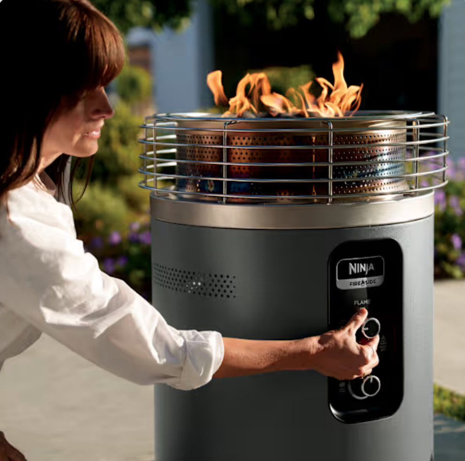 Ninja Fireside360 Outdoor Propane Heater & Smokeless Fire Pit Model ...