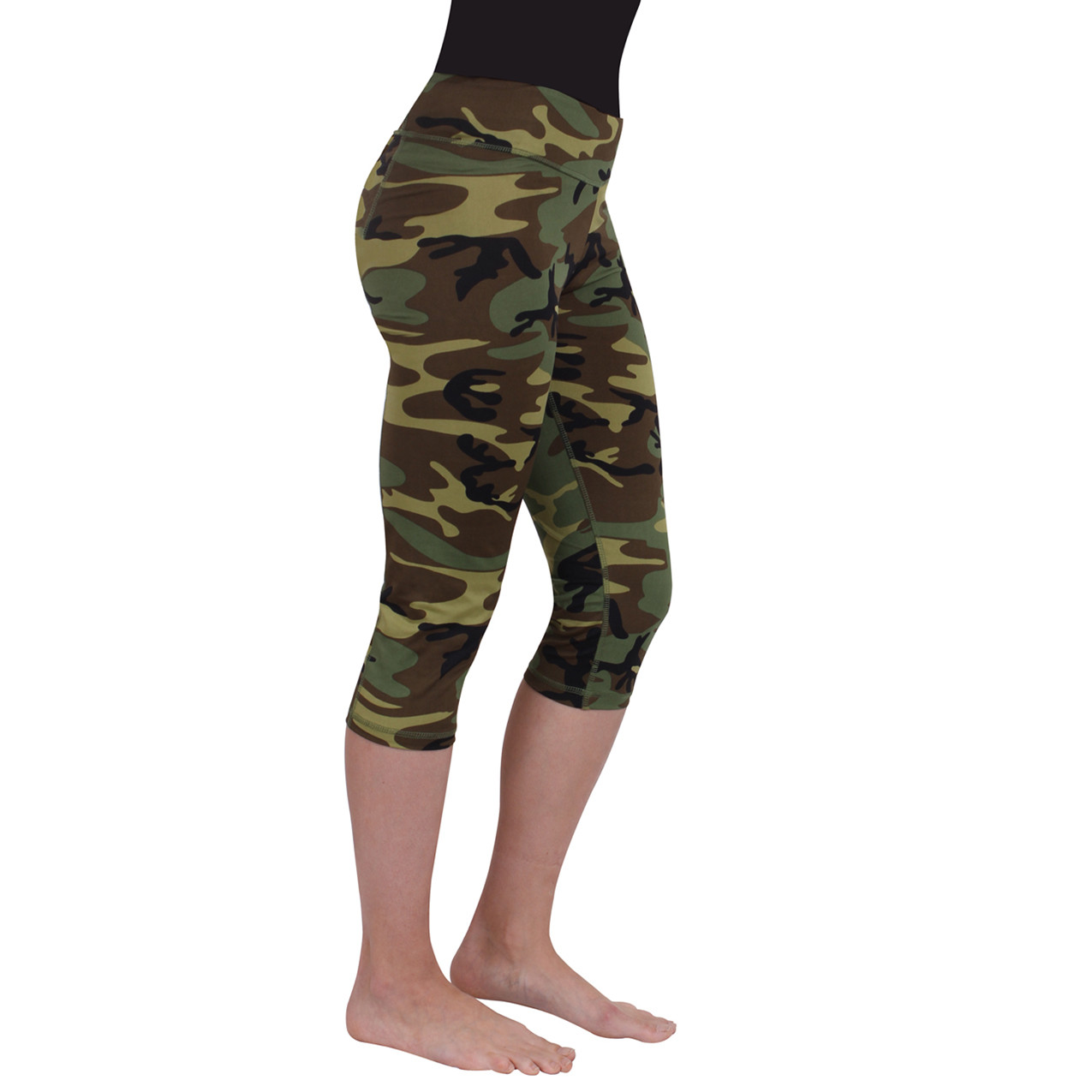 Shop Women’s Performance Work Out Capris- Fatigues Army Navy