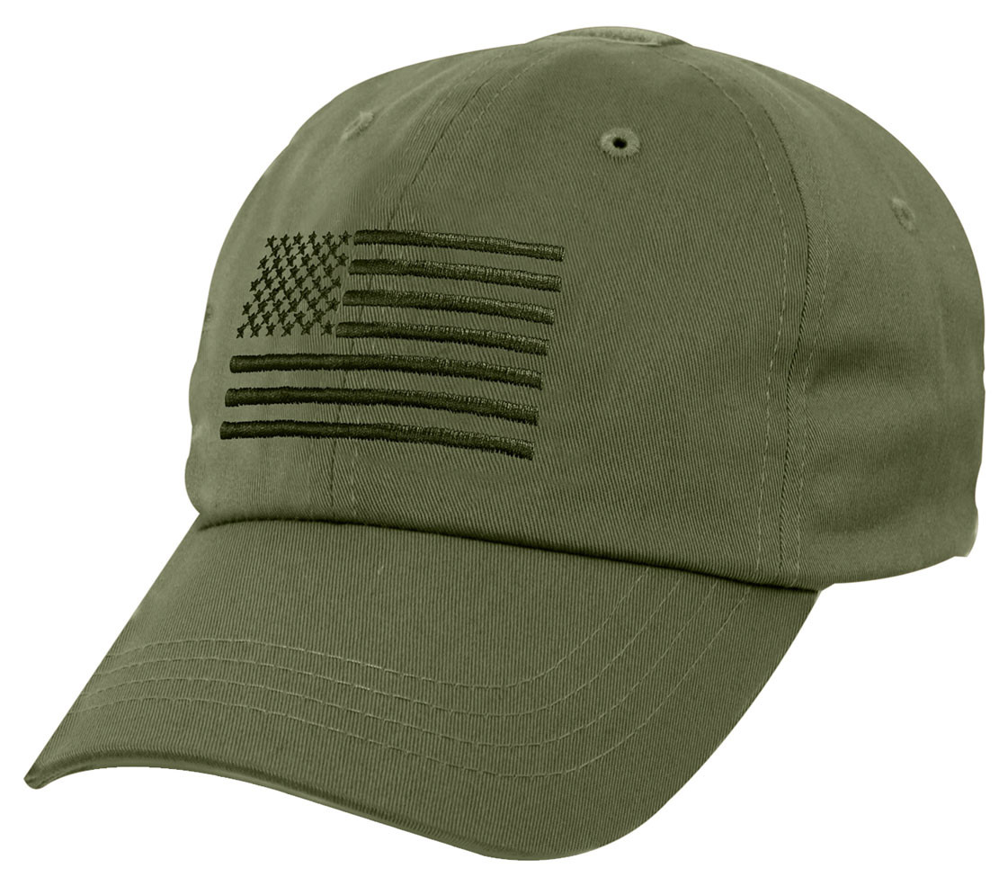 Shop Olive Drab Operator Cap US Flag - Fatigues Army Navy