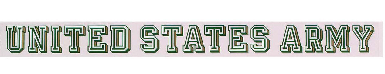 Shop U.S.Army Long Window Decals - Fatigues Army Navy Gear