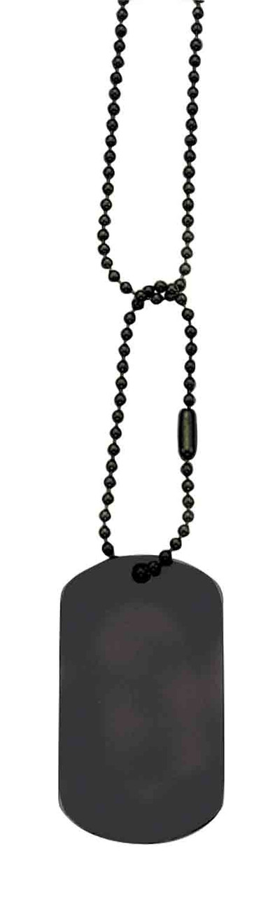Shop Black Dog Tag Chains - Fatigues Army Navy Gear