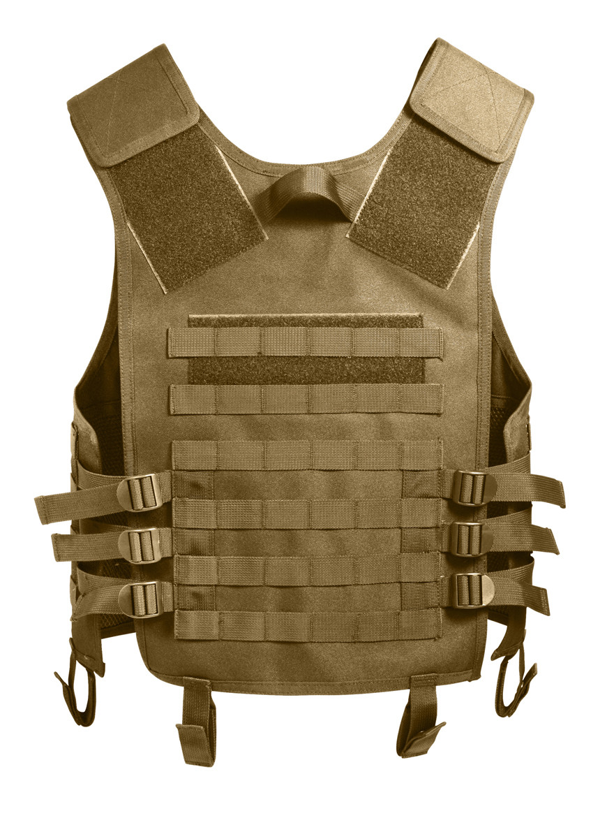 Shop Coyote Brown Molle Modular Vest - Fatigues Army Navy Gear
