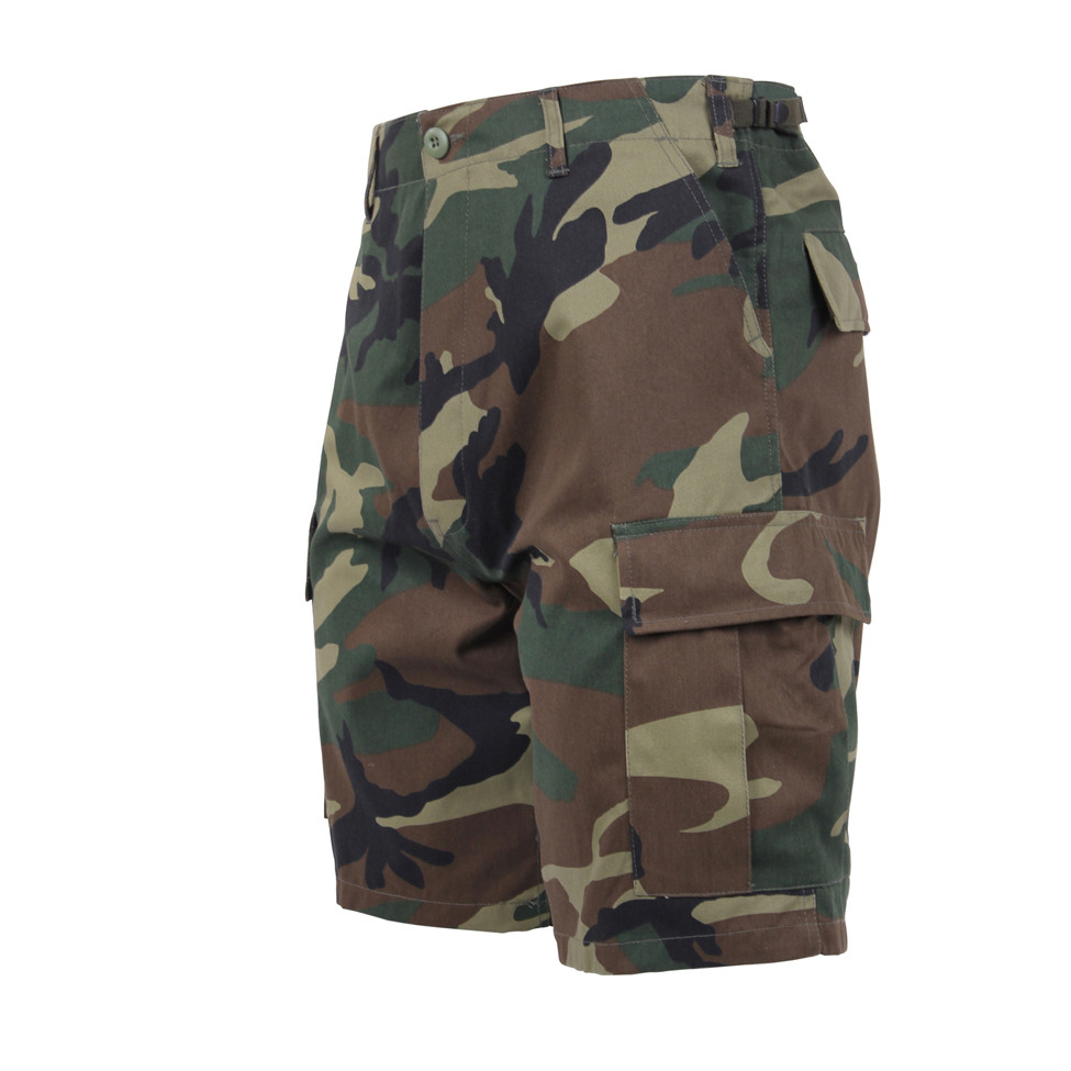 Shop Woodland Camo BDU Military Shorts - Fatigues Army Navy Gear
