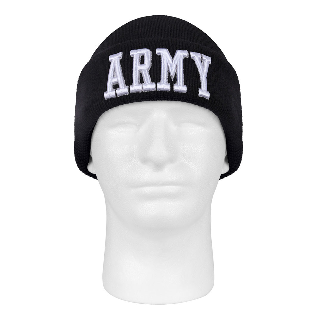 Shop Deluxe Embroidered ARMY Watch Cap - Fatigues Army Navy Gear