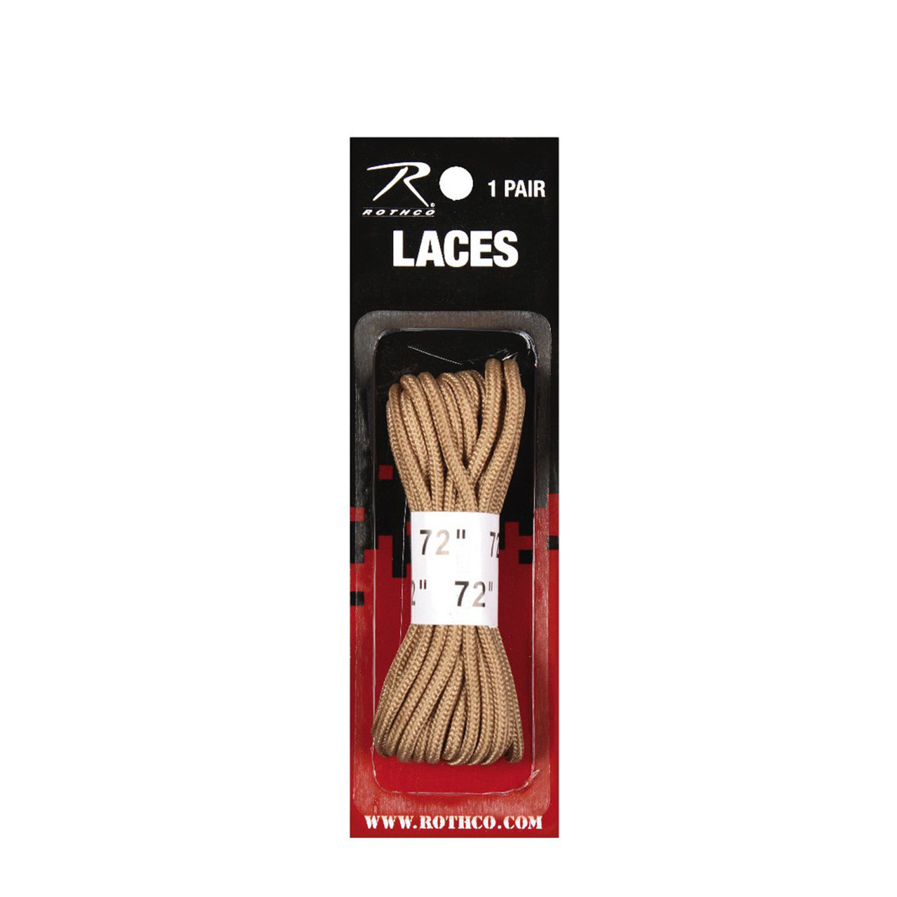 Shop 72" Tan Nylon Boot Laces - Fatigues Army Navy Gear