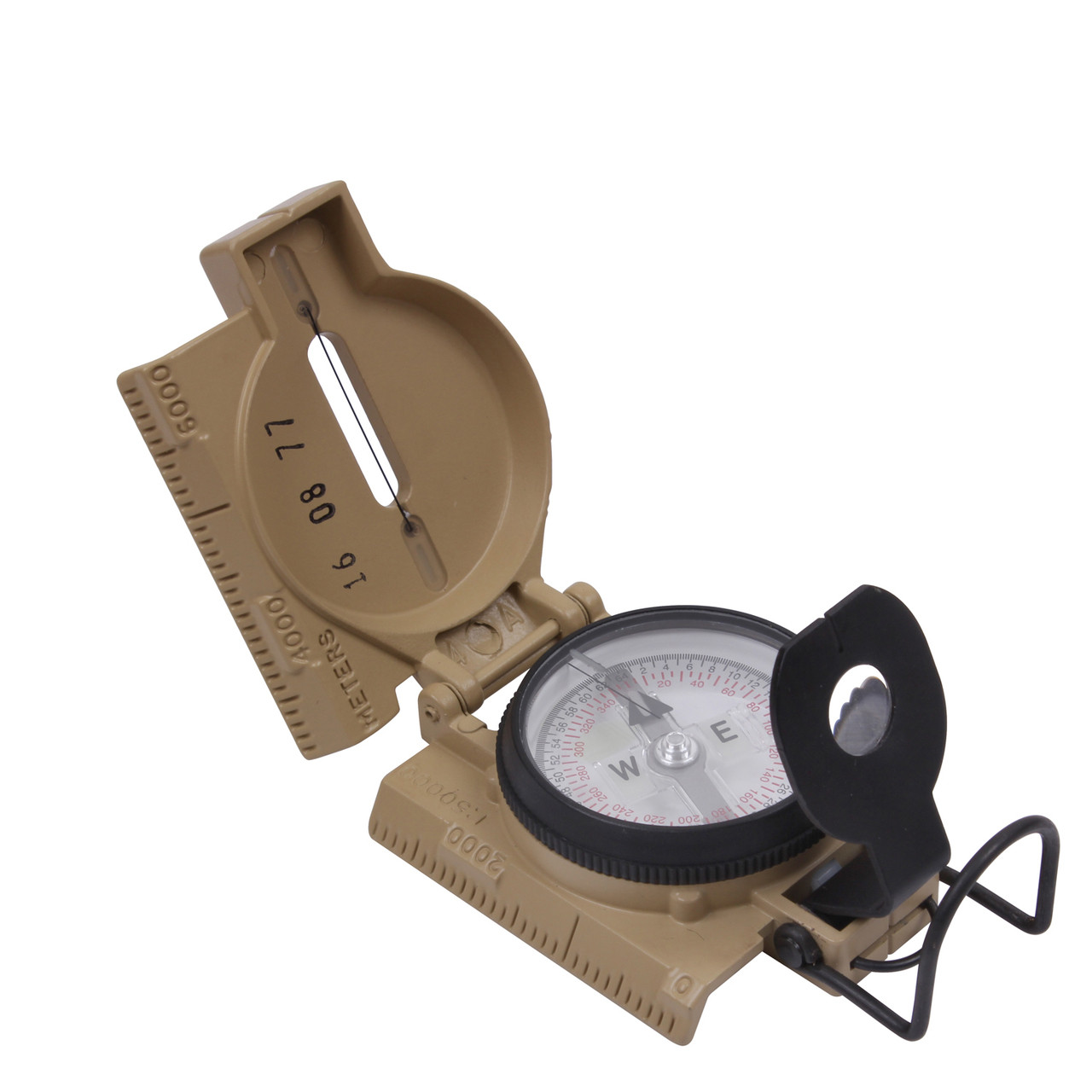 Shop Cammenga Coyote Brown Lensatic Compass - Fatigues Army Navy Gear