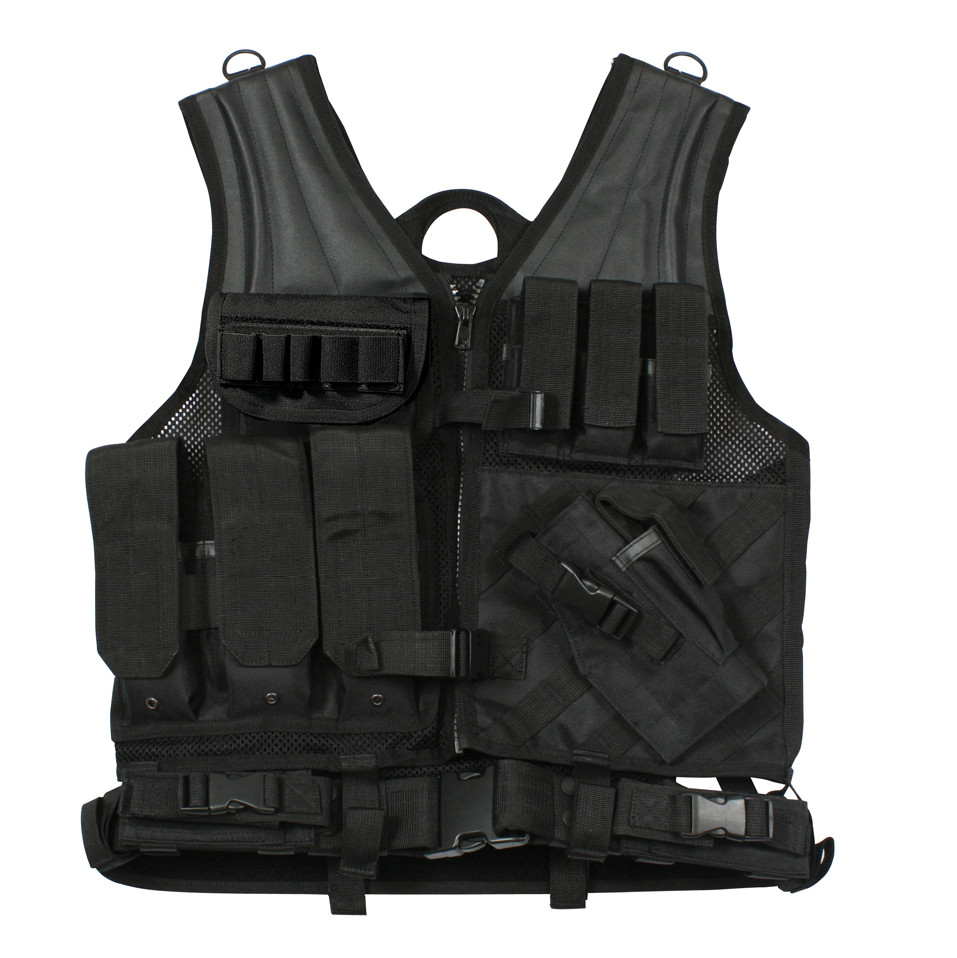 Shop Kids SWAT Tactical Cross Draw Vest - Fatigues Army Navy
