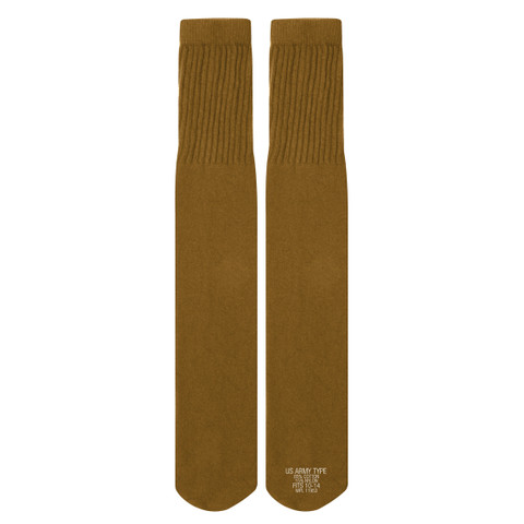 Shop Made USA Coyote Brown Tube Socks - Fatigues Army Navy