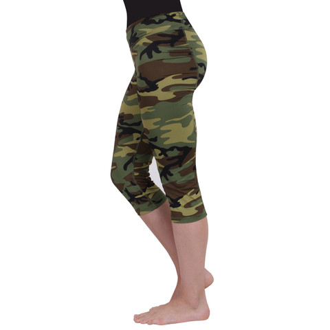 Shop Women’s Performance Work Out Capris- Fatigues Army Navy