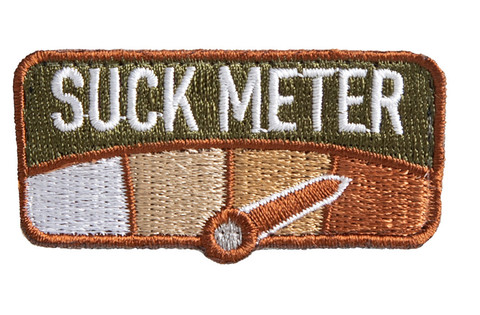 Shop Suck Meter Morale Patches - Fatigues Army Navy Gear