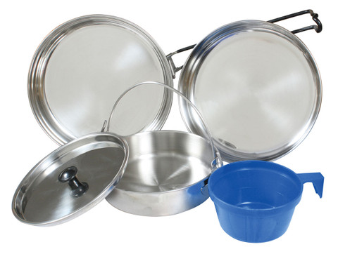 Shop Stainless Steel 5 - Piece Mess Kits - Fatigues Army Navy Gear
