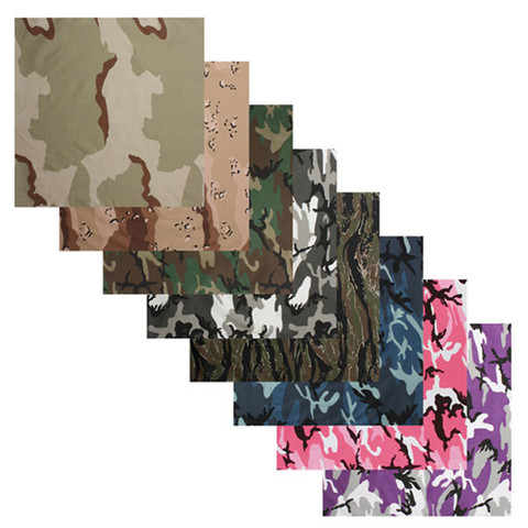 Shop Jumbo Camo Bandanas - Fatigues Army Navy
