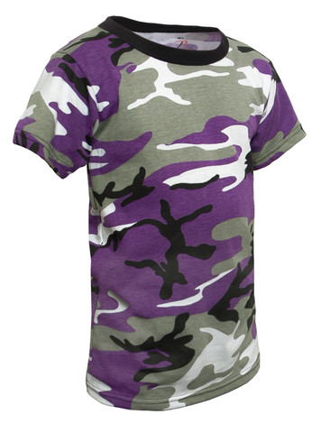 Shop Kids Purple Camo T Shirts - Fatigues Army Navy Gear