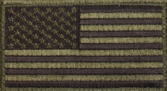 Shop Subdued U.S. Flag Velcro Back Patch - Fatigues Army Navy Gear