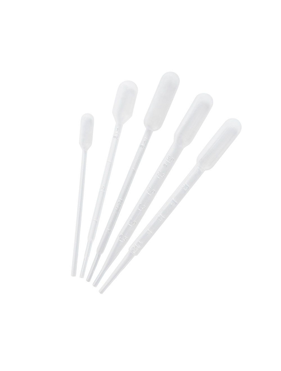 Transfer Pipette, 7.0 mL, Graduated to 3 mL, LDPE, Non-Sterile, 500/PK