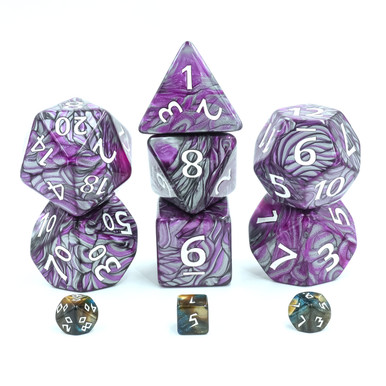Purple Rain Ultimate Jumbo Dice Set