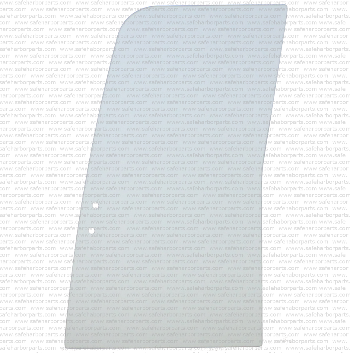 383-5583 Caterpillar Excavator Door Upper Front Slider Glass