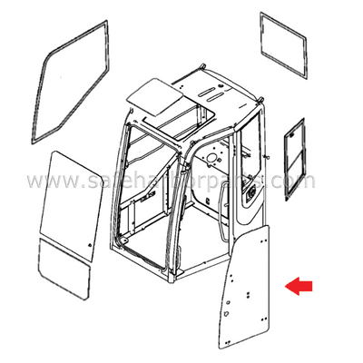 Deere/Hitachi - Cab Glass - Excavator Glass - Page 1 - Safe Harbor Parts