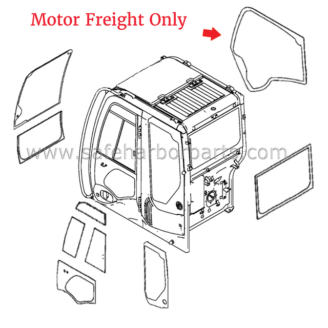 John Deere - Cab Glass - Excavator Glass - Page 1 - Safe Harbor Parts