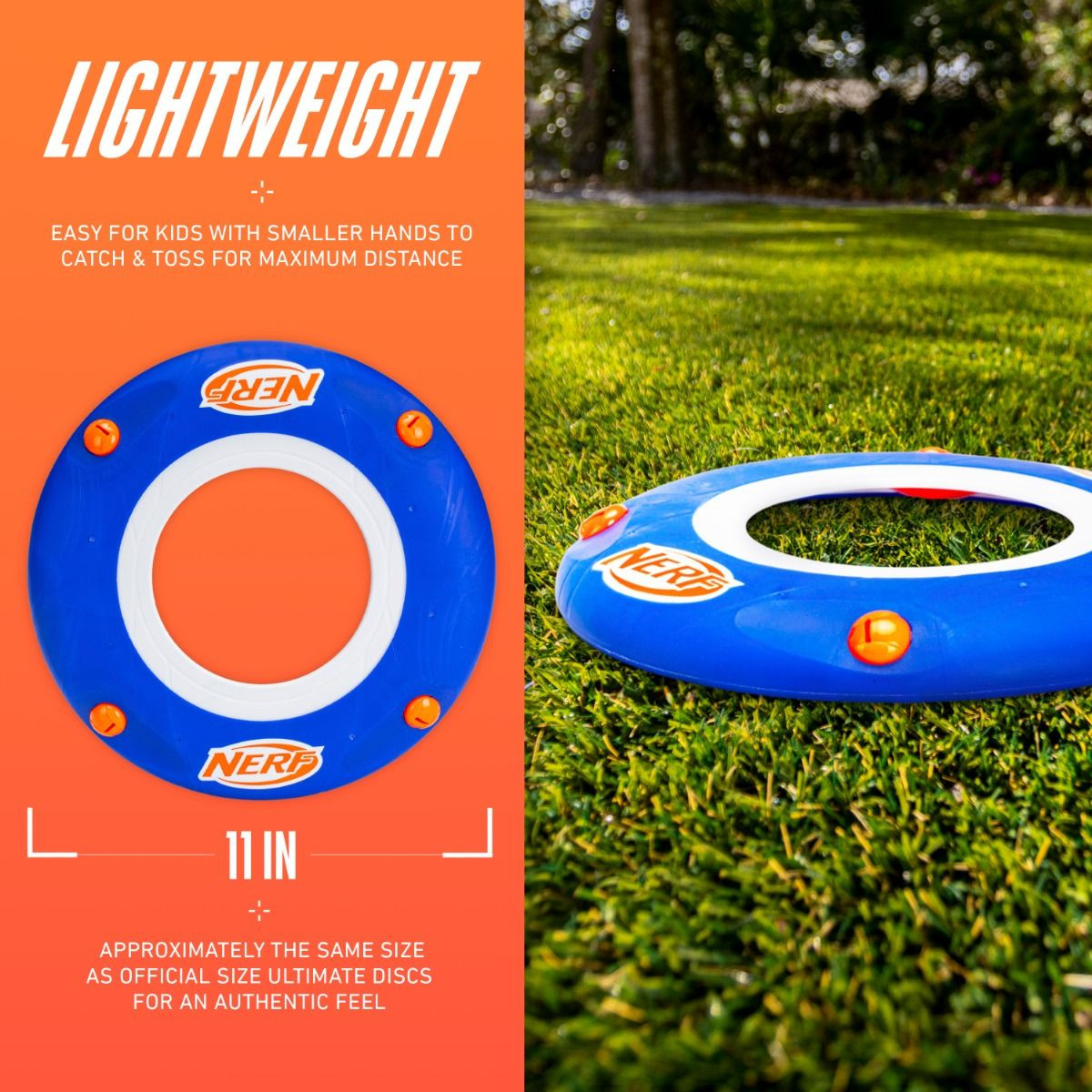 NERF Sonic Slinger Frisbee Disc