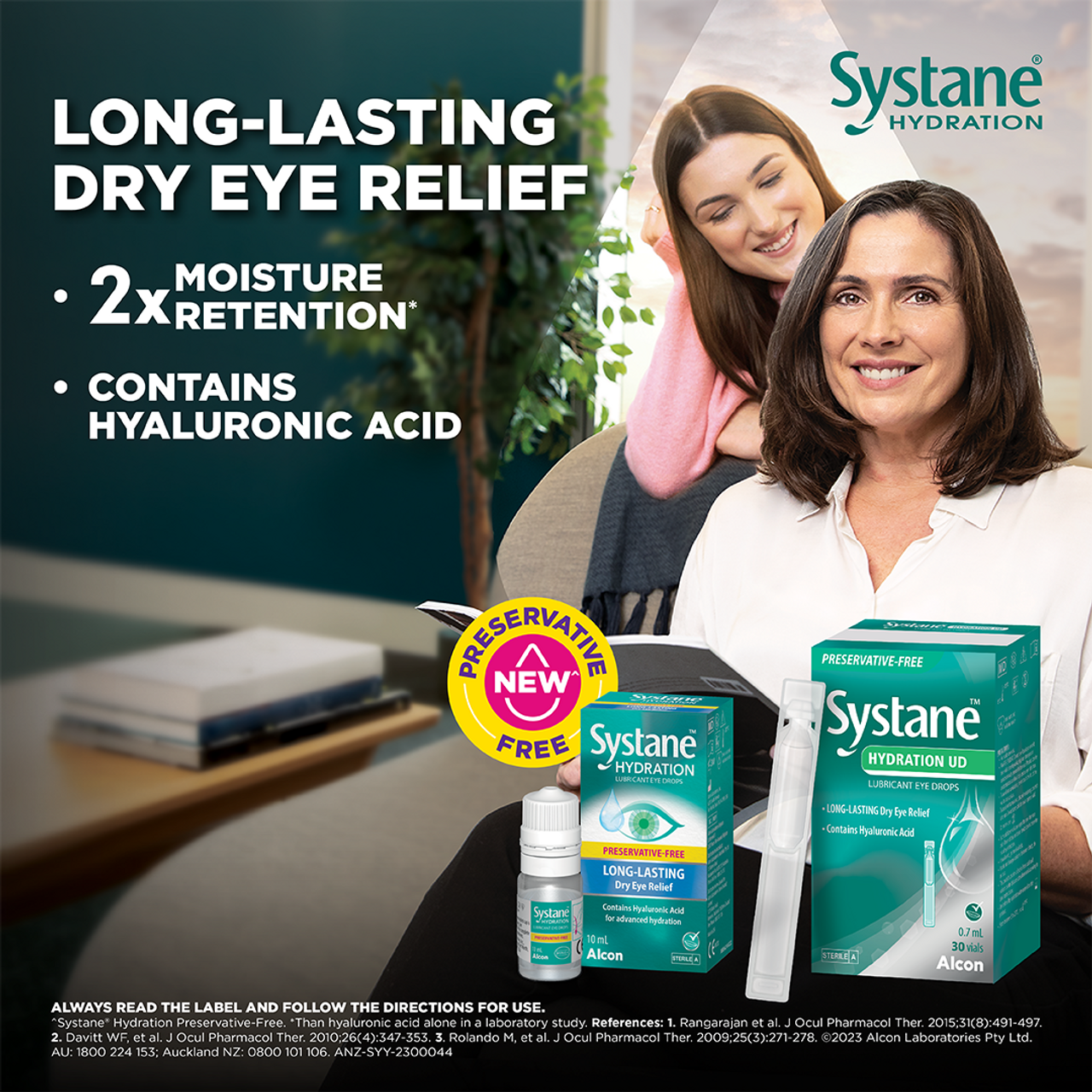 Systane Hydration Preservative Free Eye Drops NZ | LensesOnline Systane Hydration Preservative Free Eye Drops NZ | LensesOnline