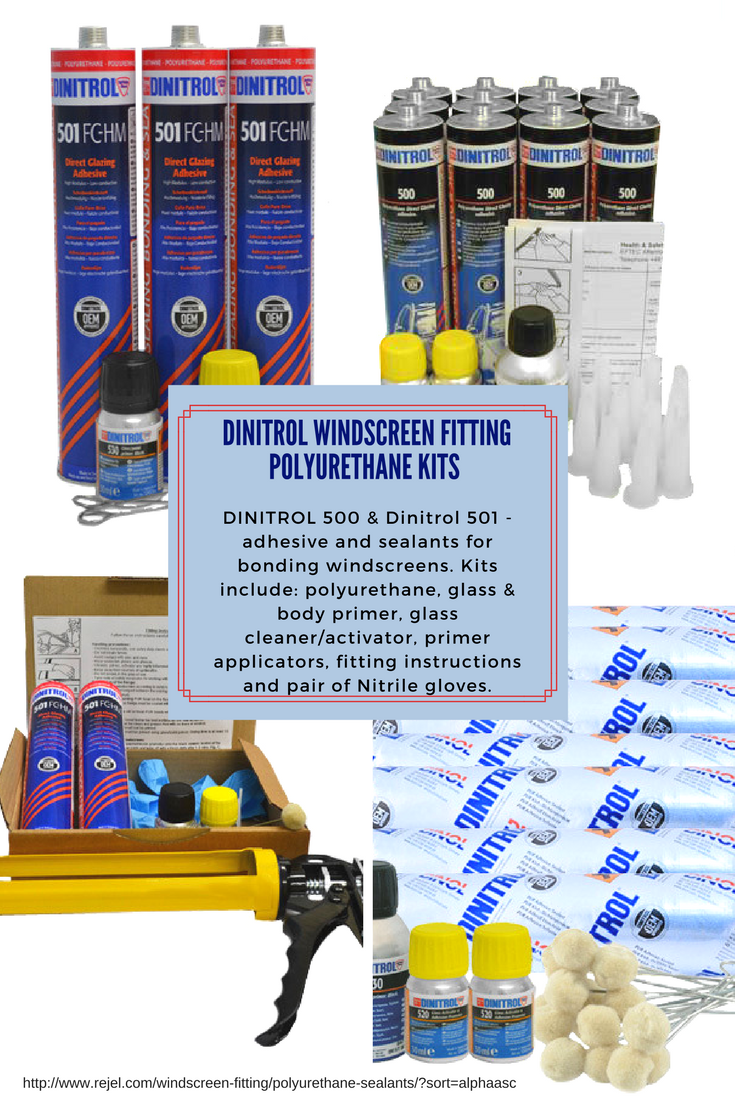 Windscreen fitting made easy with Dinitrol adhesive and sealant kits ...