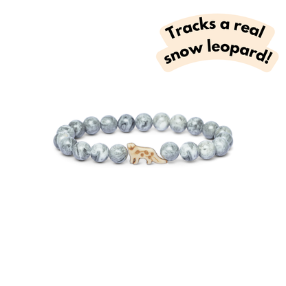 Fahlo The Ascent Snow Leopard Bracelet Alpine - Starlet