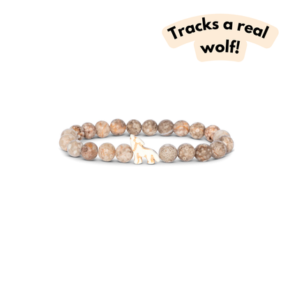 Fahlo The Scout Wolf Bracelet Moon - Starlet