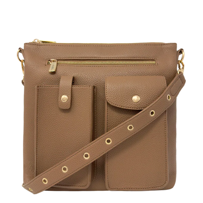 Espe Sofia Messenger Crossbody Purse Brown - Starlet