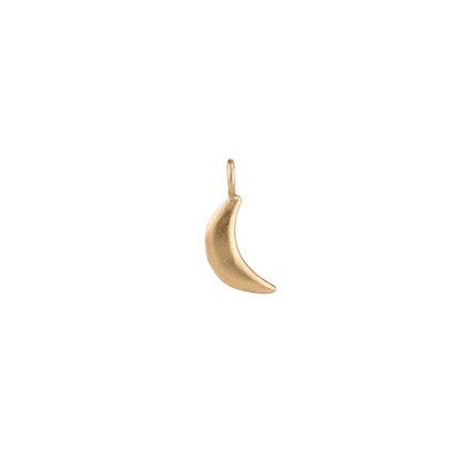 Marmalade Bronze Tiny Sculpted Moon Charm - Starlet