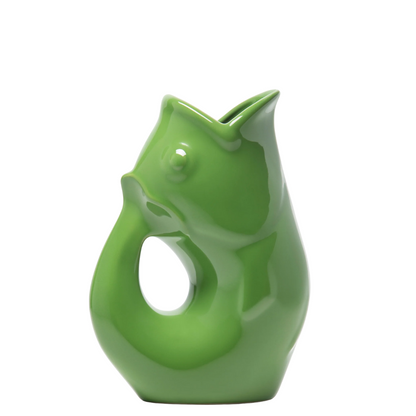 Gurgle Pot Fish Shaped Pitcher Medium Moss - Starlet