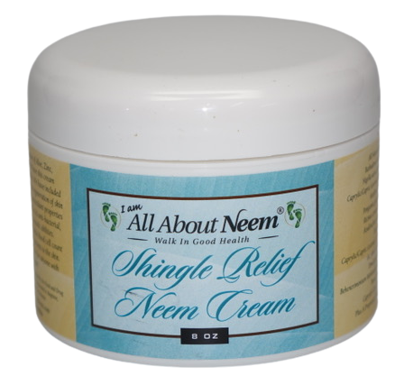 Neem Oil Cream for shingle relief- for skin, itching, pain