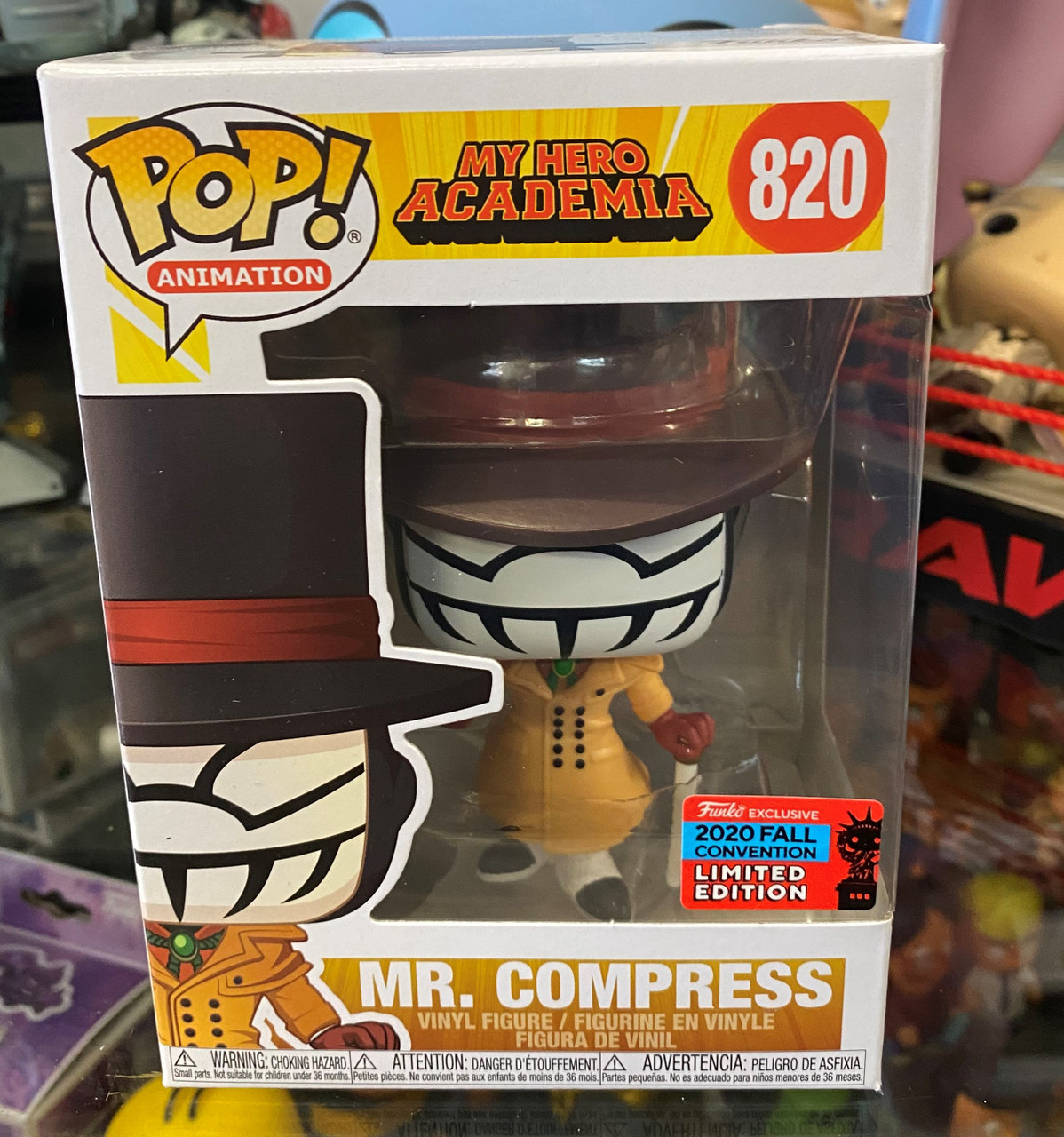My Hero Academia - Mr. Compress 2020 Fall Convention Pop!