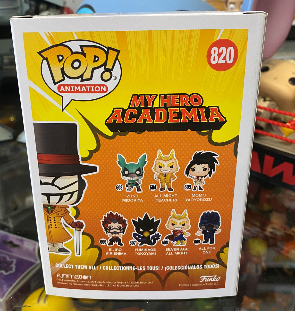 My Hero Academia - Mr. Compress 2020 Fall Convention Pop!