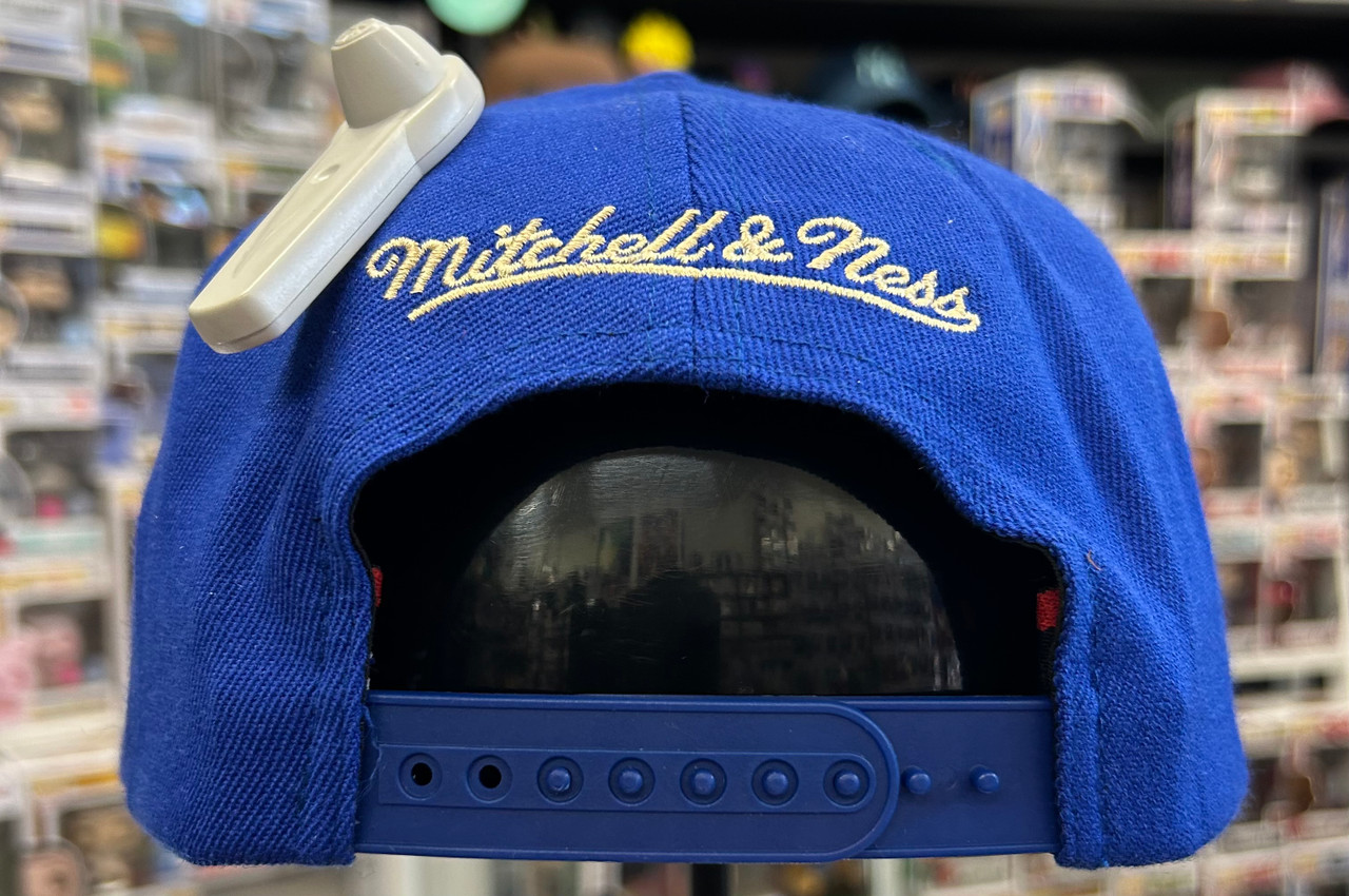 Golden State Warriors Dual Arch Mitchell & Ness Blue NBA Snapback Hat
