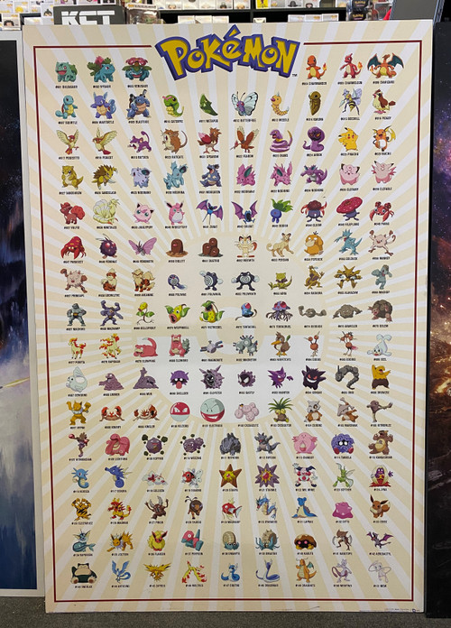 Pokémon Characters Blockmount Wall Hanger Picture