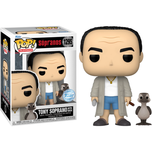 The Sopranos Tony Soprano With Duck Pop Vinyl Figure
