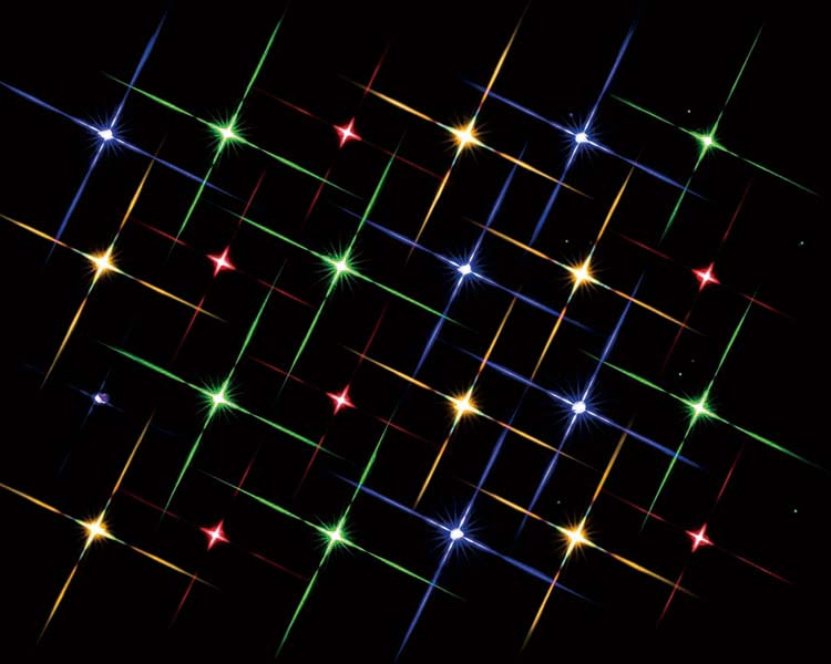 84382 - Super Bright Multi Color Light String, Count of 24, Battery ...