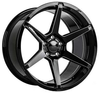 (Huge Savings) 19x11 Ace Alloy AFF06 Gloss Black Milled (Low Lip) (Flow ...
