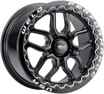 17x10 Weld Performance Laguna Beadlock S922 Gloss Black (Rotary Formed ...