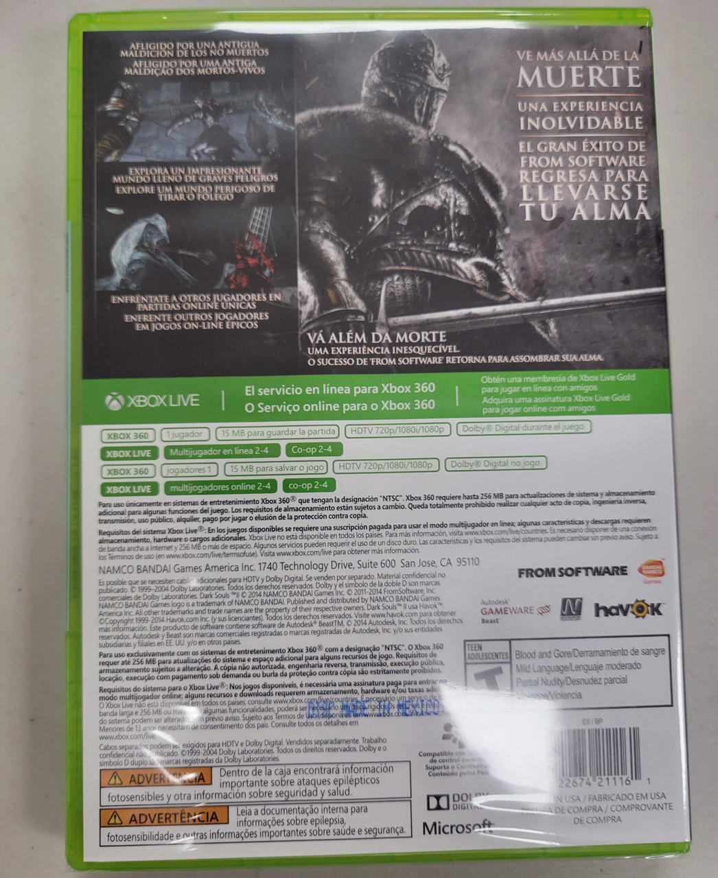 Dark Souls II Xbox 360 Brand New Game Special [2014 Action/Adventure ...