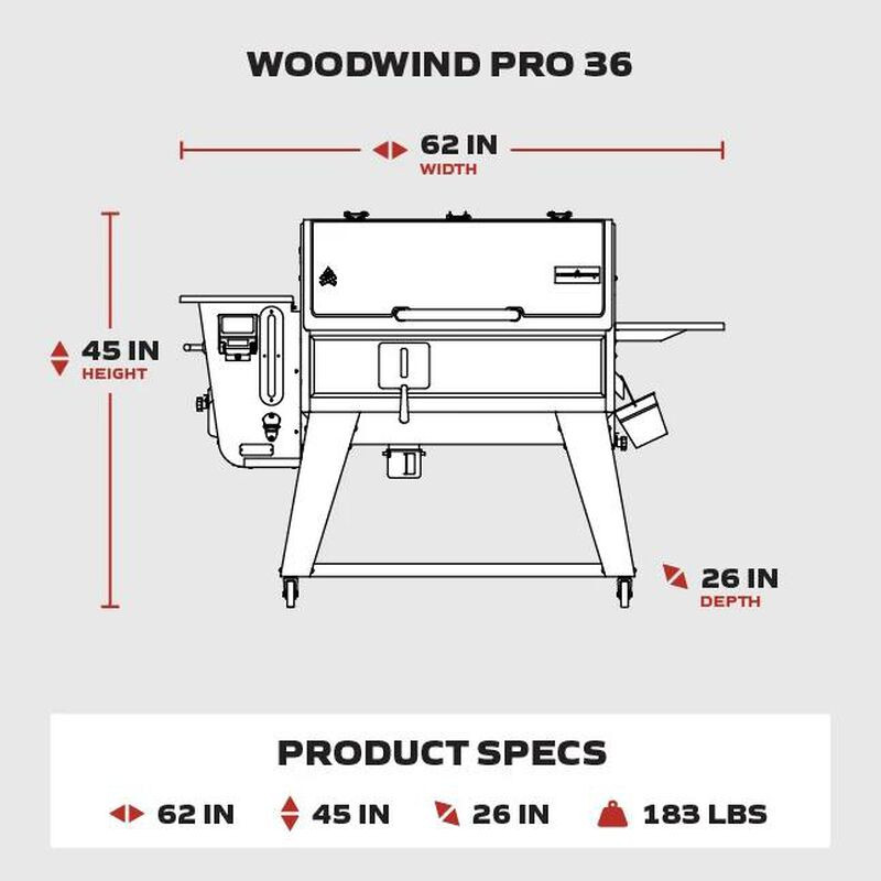 Camp Chef Woodwind Pro 36 Pellet Grill - Versatile Outdoor Cooking