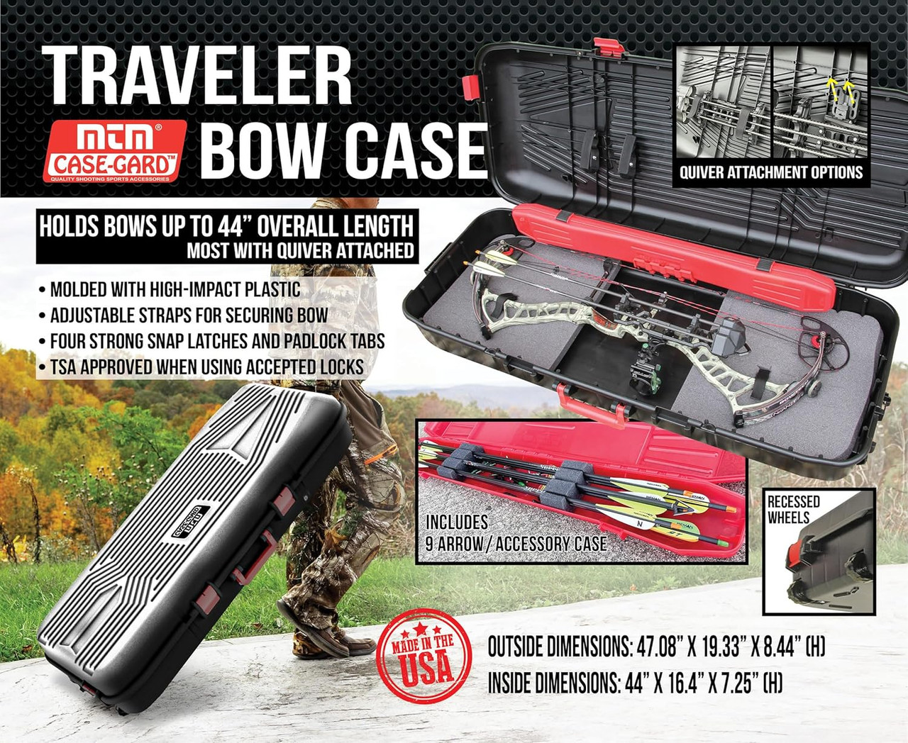MTM TRAVELER BOW CASE - Los Cazadores