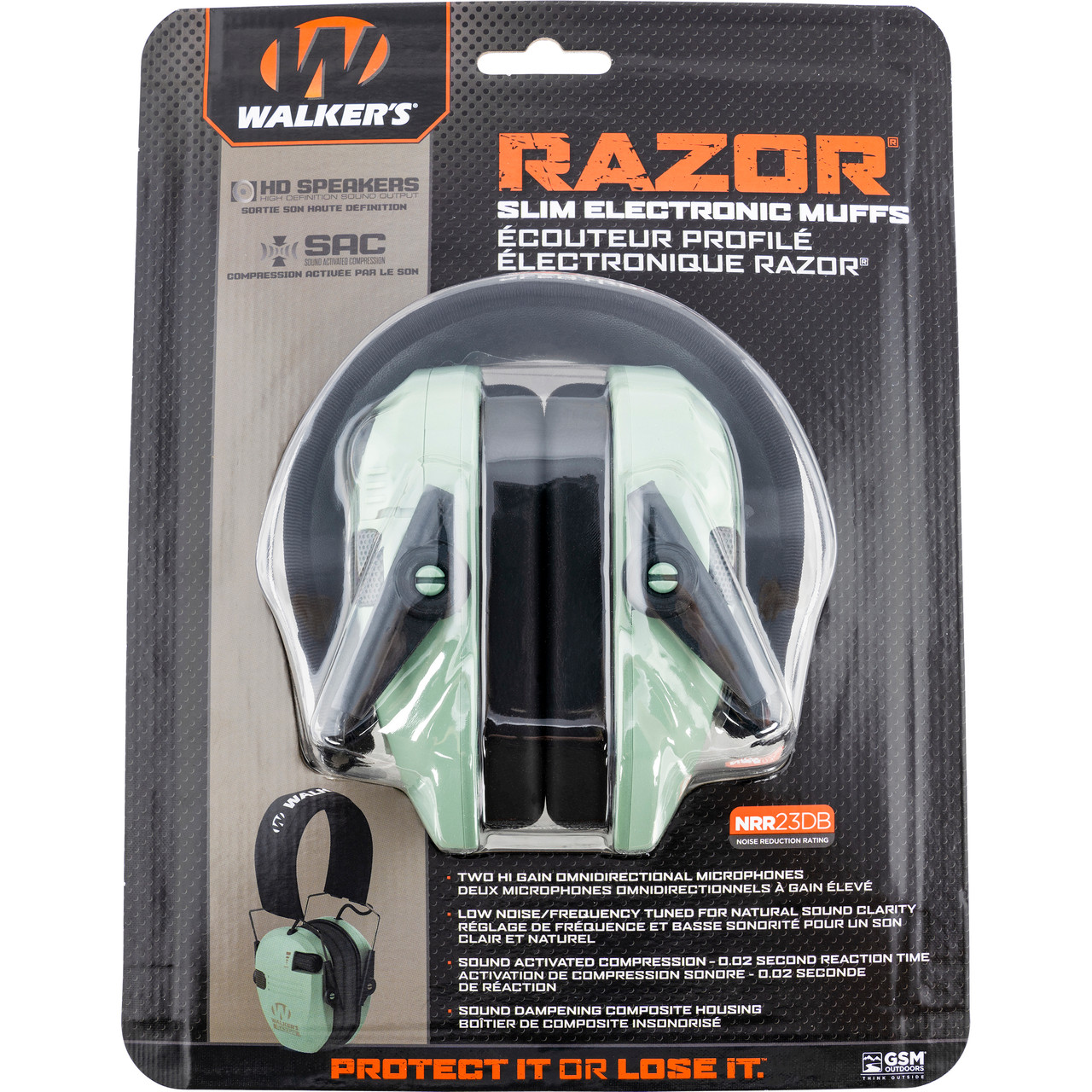 Walker's Razor Slim Electronic Earmuffs - Superior Hearing Protection ...