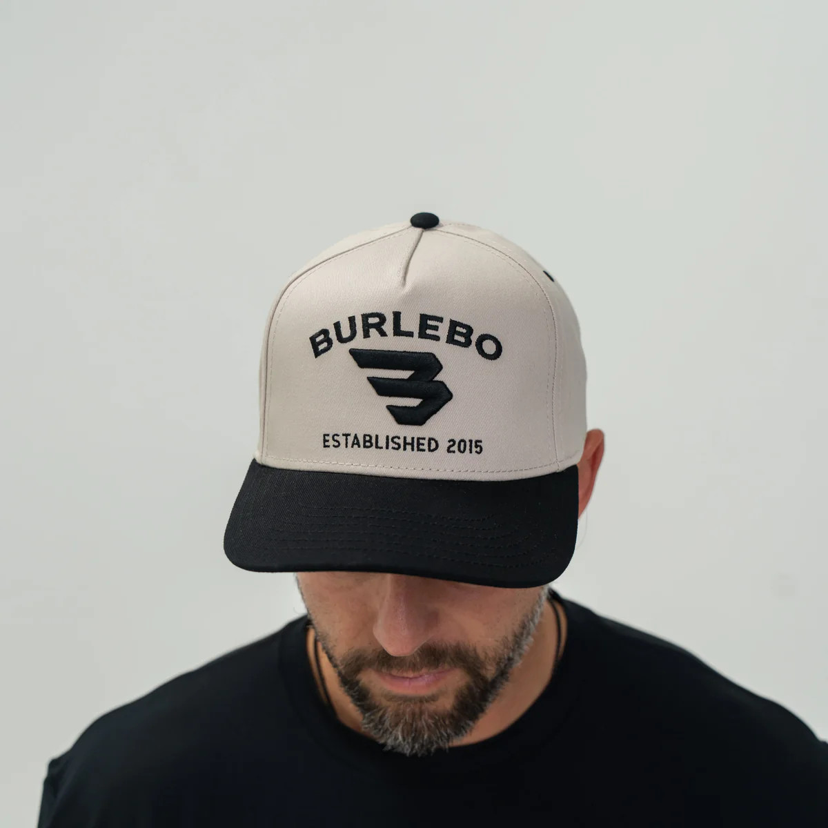 BURLEBO 3D FLYING B LOGO CAP CREAM
