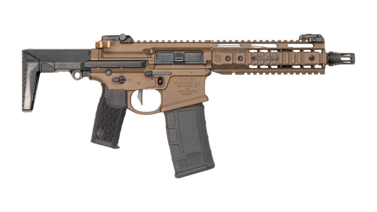 NOVESKE QUAD RAIL GHETTO BLASTER 7.94" 300 BLACKOUT - SBR